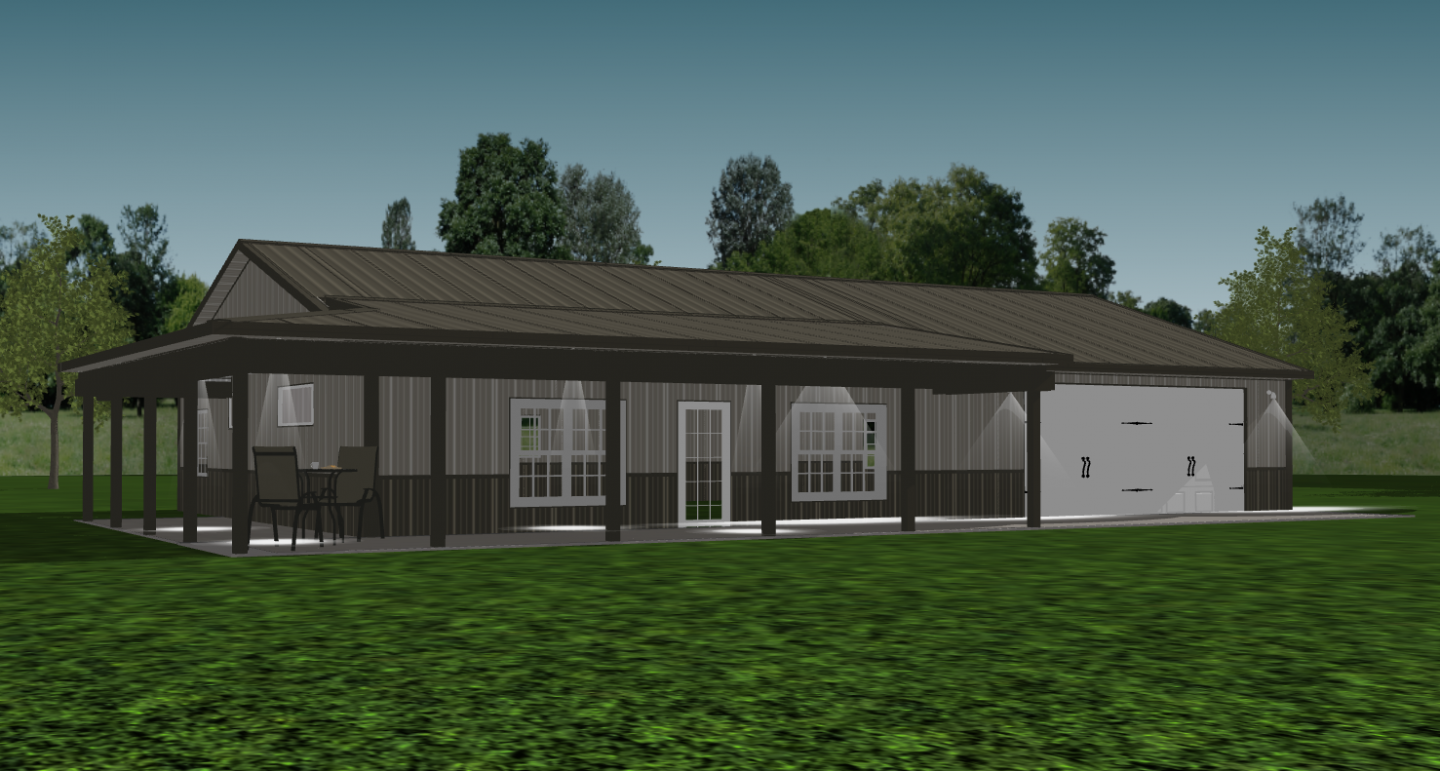 The Prairie Home Affordable House Kit – CowboyStateCabins.com